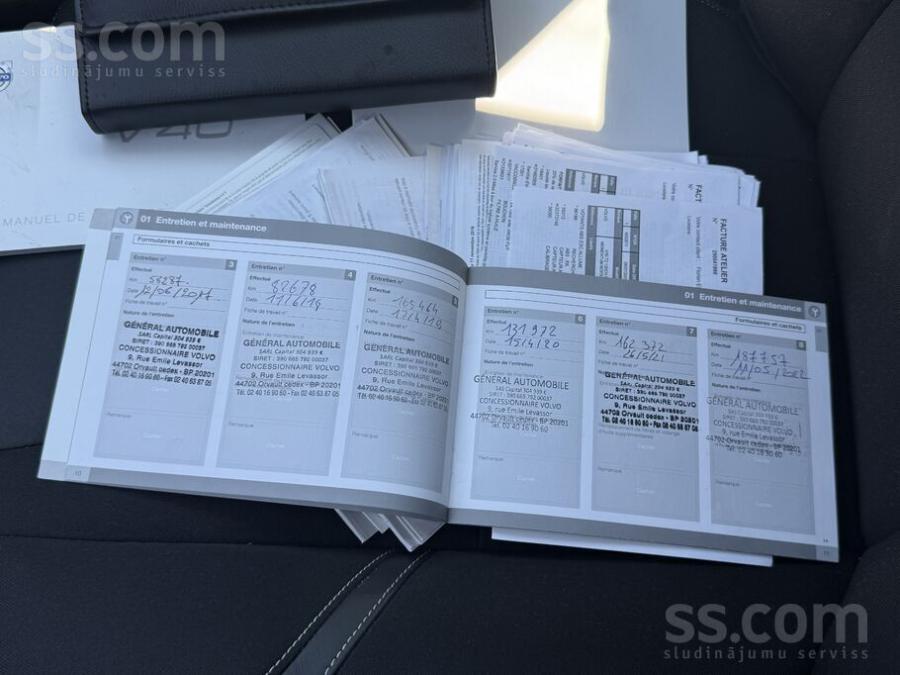 Белый Вольво В40 2014 в Лиепая, объемом двигателя 1.60 л и пробегом 278 тыс. км за 6950 €, фото 27 на AUTOMOTO.COM.LV