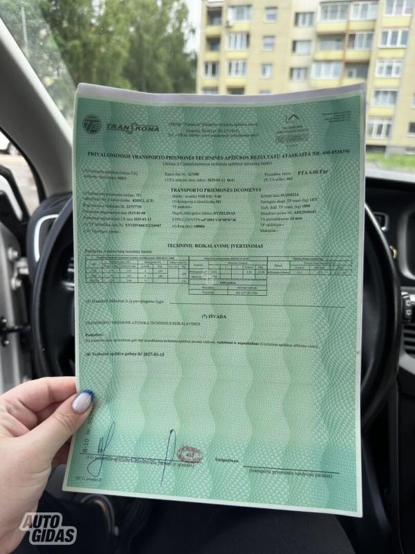Balts Volvo V40 2015 Joniškis, ar dzinēja tilpumu 1.60 L un nobraukumu 167 tūkst. km par 6000 €, foto 9 vietnē AUTOMOTO.COM.LV