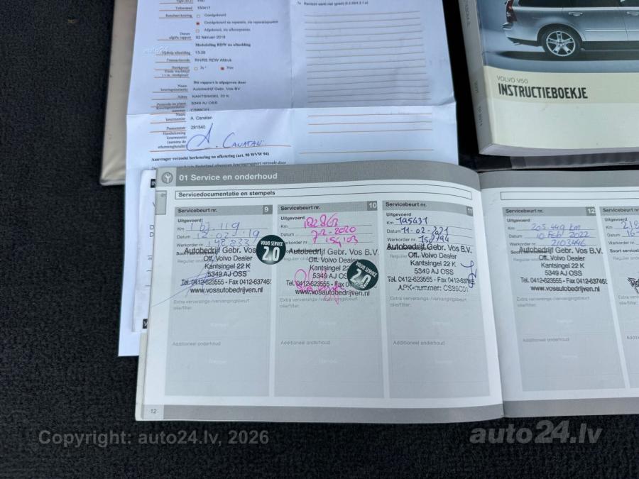 Черный Вольво В50 2007 в Рапла, объемом двигателя 2.40 л и пробегом 246 тыс. км за 3400 €, фото 25 на AUTOMOTO.COM.LV