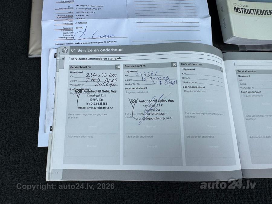 Черный Вольво В50 2007 в Рапла, объемом двигателя 2.40 л и пробегом 246 тыс. км за 3400 €, фото 27 на AUTOMOTO.COM.LV