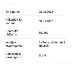 Black Volvo V50 2008 in Jelgava, with an engine capacity of 2.40 L and mileage of 355 thousand km for 2200 €, photo 8 on AUTOMOTO.COM.LV