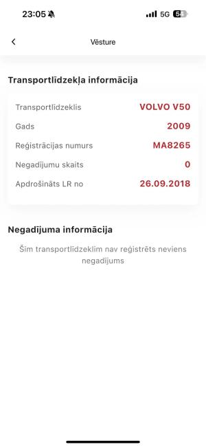 Черный Вольво В50 2009 в Рига, объемом двигателя 2.40 л и пробегом 317 тыс. км за 1500 €, фото 15 на AUTOMOTO.COM.LV