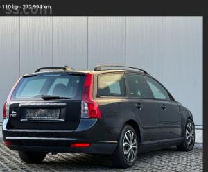 Melns Volvo V50 2011 Rīga, ar dzinēja tilpumu 1.60 L un nobraukumu 273 tūkst. km par 2992 €, foto 2 vietnē AUTOMOTO.COM.LV