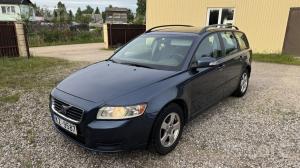 Zils Volvo V50 2007 Rēzekne, ar dzinēja tilpumu 1.60 L un nobraukumu 225 tūkst. km par 2550 €, foto  vietnē AUTOMOTO.COM.LV