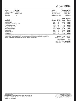 Grey Volvo V50 2005 in Elva, with an engine capacity of 2.00 L and mileage of 359 thousand km for 2500 €, photo 27 on AUTOMOTO.COM.LV