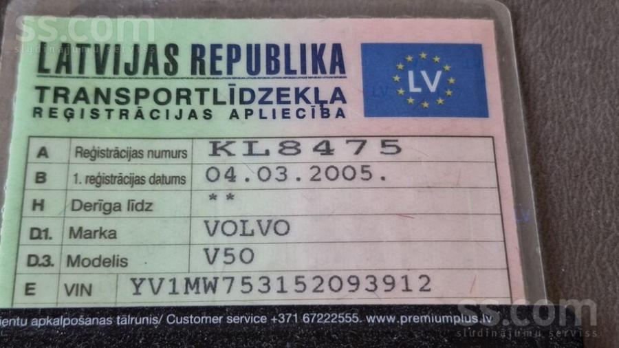 Pelēks Volvo V50 2005 Rīga, ar dzinēja tilpumu 2.00 L un nobraukumu 379 tūkst. km par 1200 €, foto 30 vietnē AUTOMOTO.COM.LV