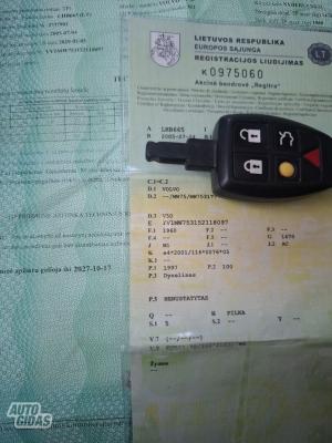 Grey Volvo V50 2005 in Elektrenai, with an engine capacity of 2.00 L and mileage of 490 thousand km for 999 €, photo 3 on AUTOMOTO.COM.LV