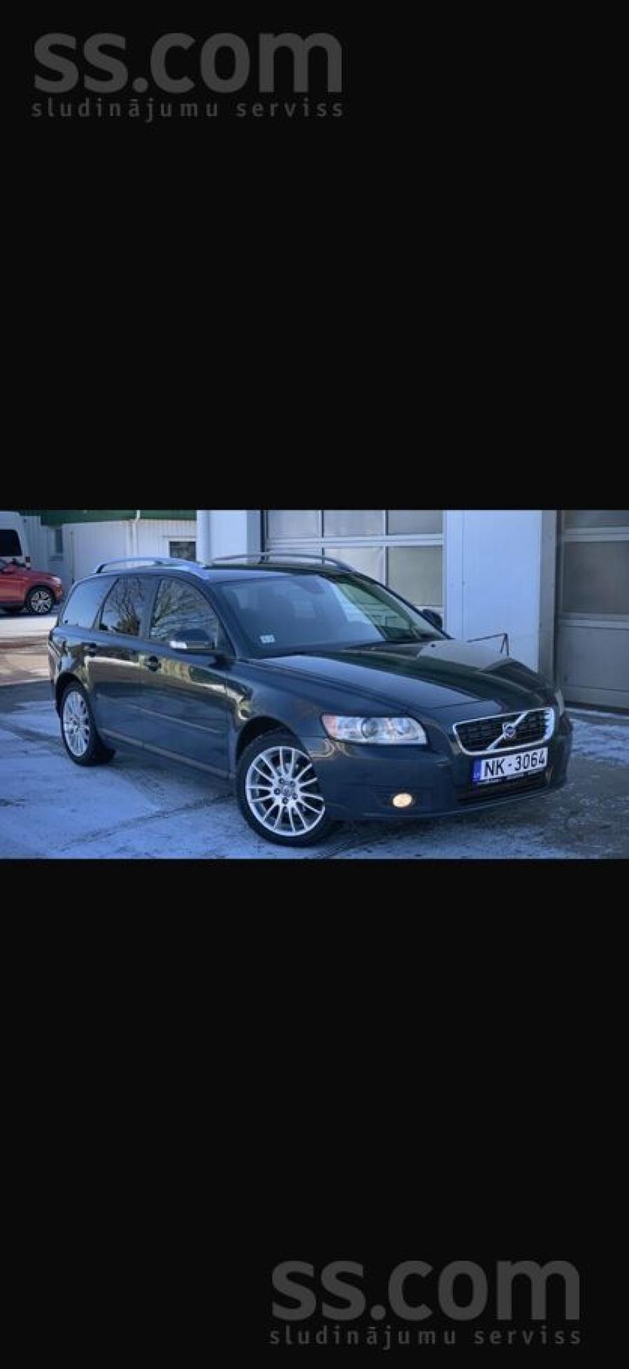 Pelēks Volvo V50 2010 Rīga, ar dzinēja tilpumu 1.60 L un nobraukumu 358 tūkst. km par 2900 €, foto 4 vietnē AUTOMOTO.COM.LV