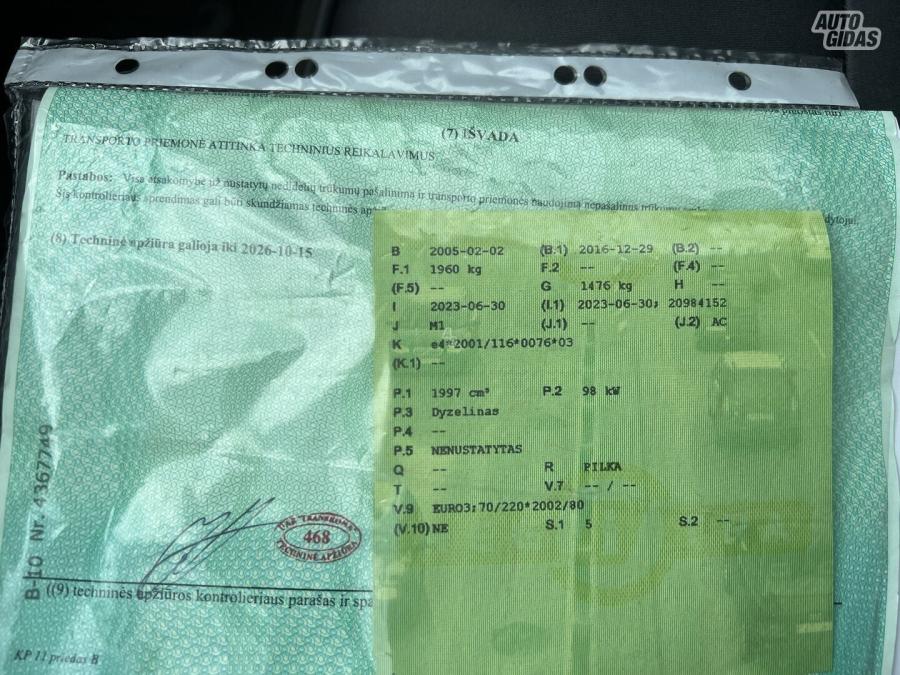 Вольво В50 2005 в Шяуляй, объемом двигателя 2.00 л и пробегом 363 тыс. км за 999 €, фото 23 на AUTOMOTO.COM.LV
