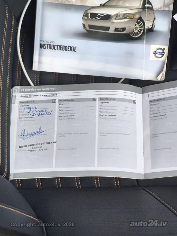 Volvo V50 2011 in Tallinn, with an engine capacity of 1.60 L and mileage of 280 thousand km for 4800 €, photo 11 on AUTOMOTO.COM.LV