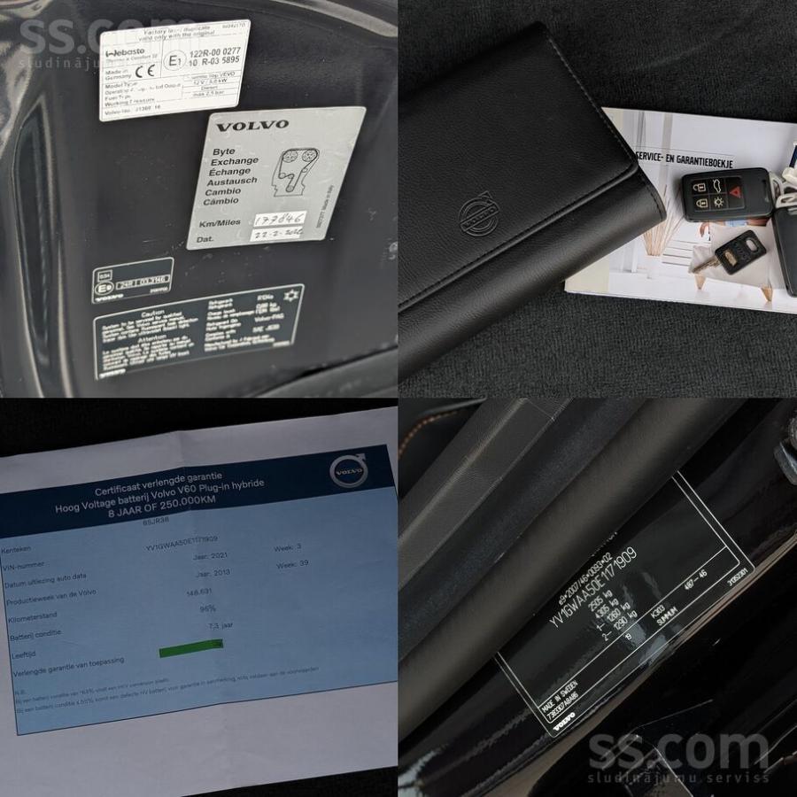 Melns Volvo V60 2013 Jūrmala, ar dzinēja tilpumu 2.40 L un nobraukumu 257 tūkst. km par 9950 €, foto 35 vietnē AUTOMOTO.COM.LV