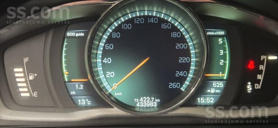 Melns Volvo V60 2014 Rīga, ar dzinēja tilpumu 2.00 L un nobraukumu 434 tūkst. km par 6500 €, foto 8 vietnē AUTOMOTO.COM.LV