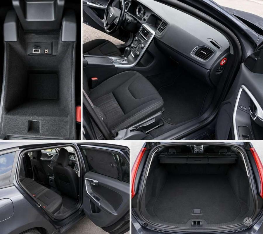 Black Volvo V60 2011 in Vilnius, with an engine capacity of 2.40 L and mileage of 355 thousand km for 6300 €, photo 31 on AUTOMOTO.COM.LV