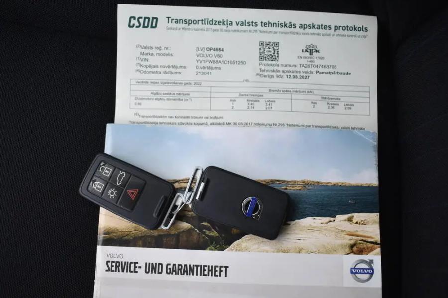Black Volvo V60 2011 in Talsi, with an engine capacity of 2.00 L and mileage of 213 thousand km for 5900 €, photo 21 on AUTOMOTO.COM.LV