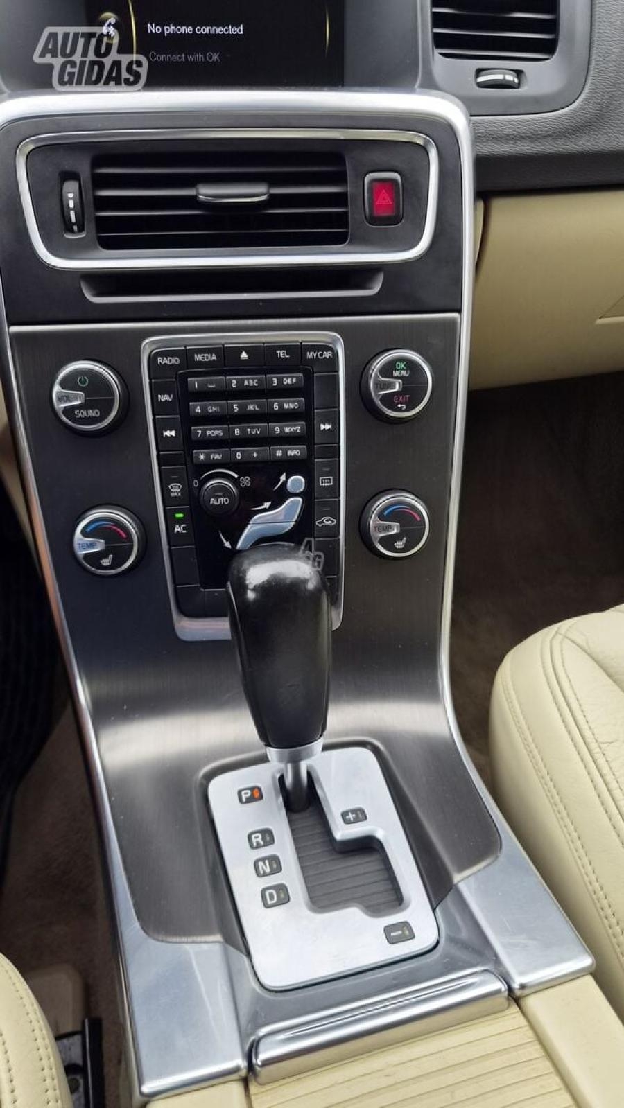 Black Volvo V60 2011 in Kaunas, with an engine capacity of 2.00 L and mileage of 316 thousand km for 5350 €, photo 22 on AUTOMOTO.COM.LV