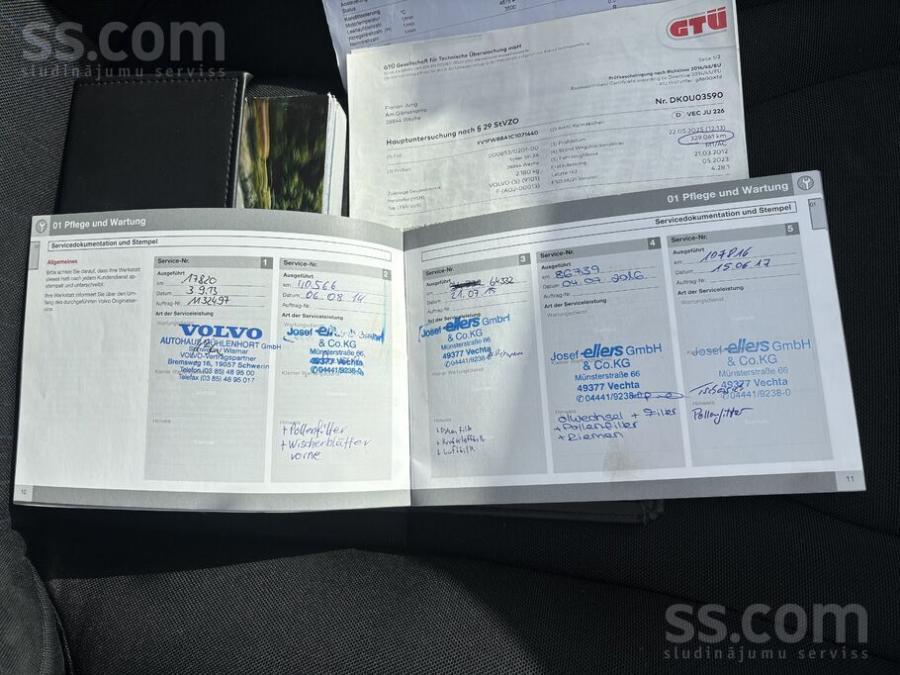 Melns Volvo V60 2012 Ogre, ar dzinēja tilpumu 2.00 L un nobraukumu 332 tūkst. km par 5100 €, foto 21 vietnē AUTOMOTO.COM.LV