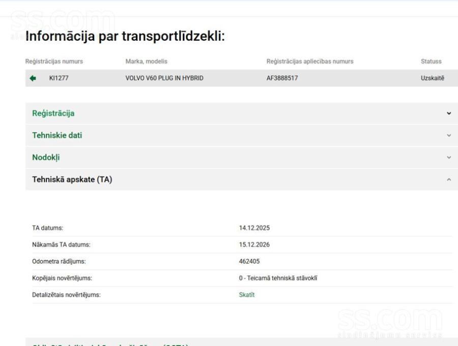 Black Volvo V60 2013 in Jelgava, with an engine capacity of 2.40 L and mileage of 470 thousand km for 3650 €, photo 10 on AUTOMOTO.COM.LV