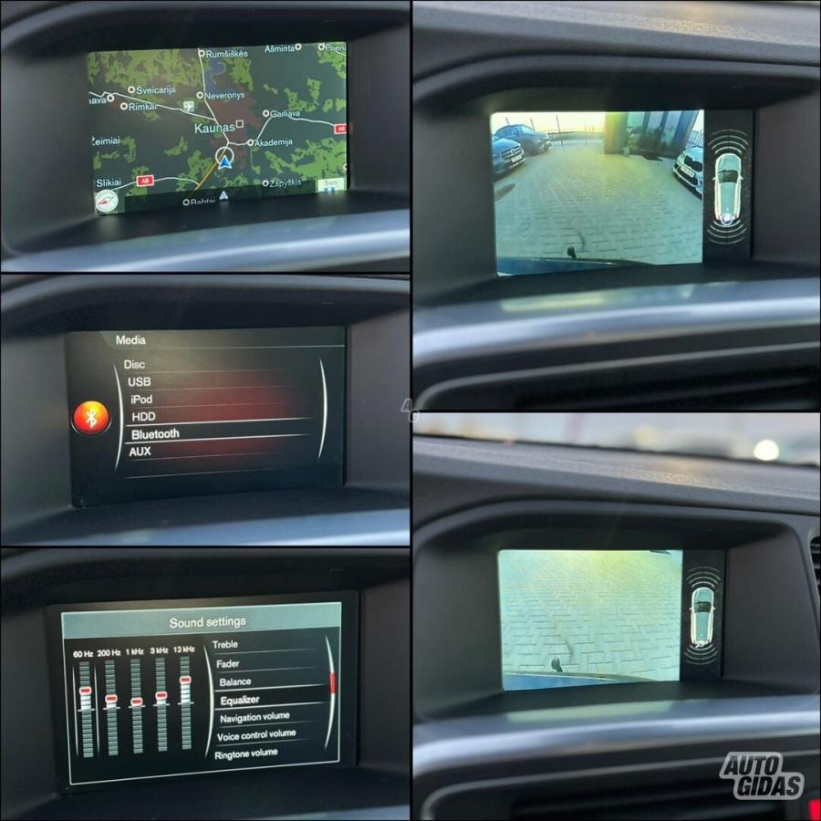 Black Volvo V60 2013 in Kaunas, with an engine capacity of 2.40 L and mileage of 334 thousand km for 7500 €, photo 26 on AUTOMOTO.COM.LV