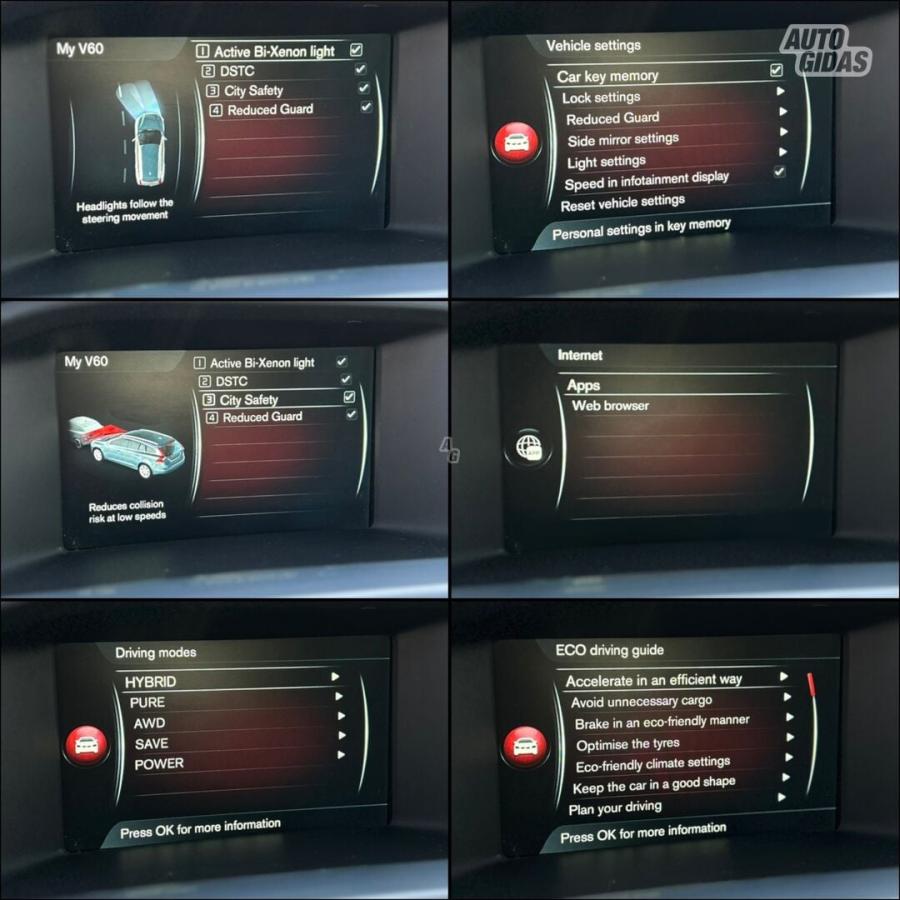 Black Volvo V60 2013 in Kaunas, with an engine capacity of 2.40 L and mileage of 334 thousand km for 7500 €, photo 27 on AUTOMOTO.COM.LV