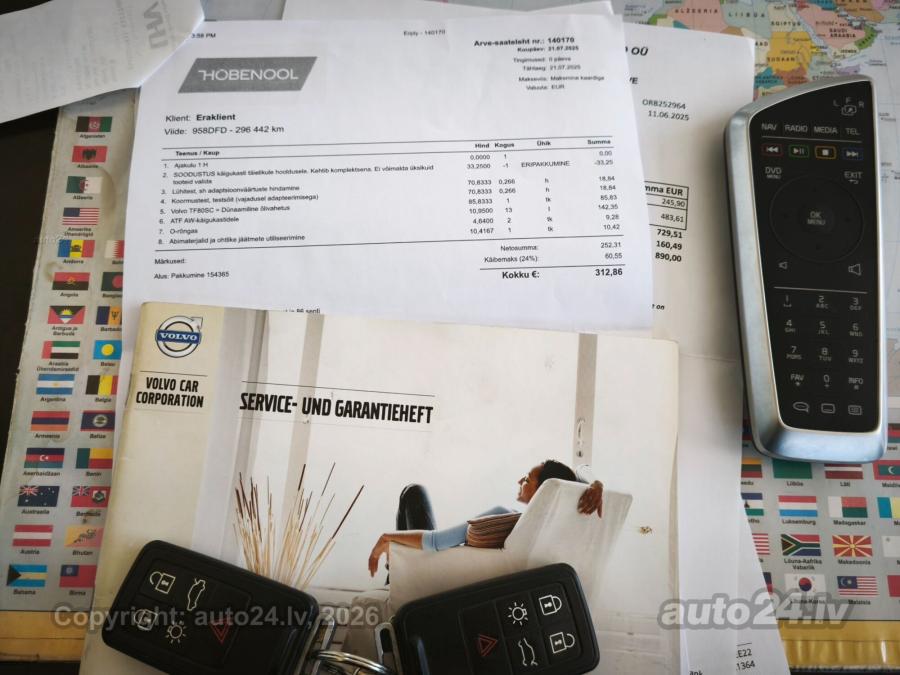 Черный Вольво B60 2014 в Тарту, объемом двигателя 2.40 л и пробегом 318 тыс. км за 7990 €, фото 14 на AUTOMOTO.COM.LV
