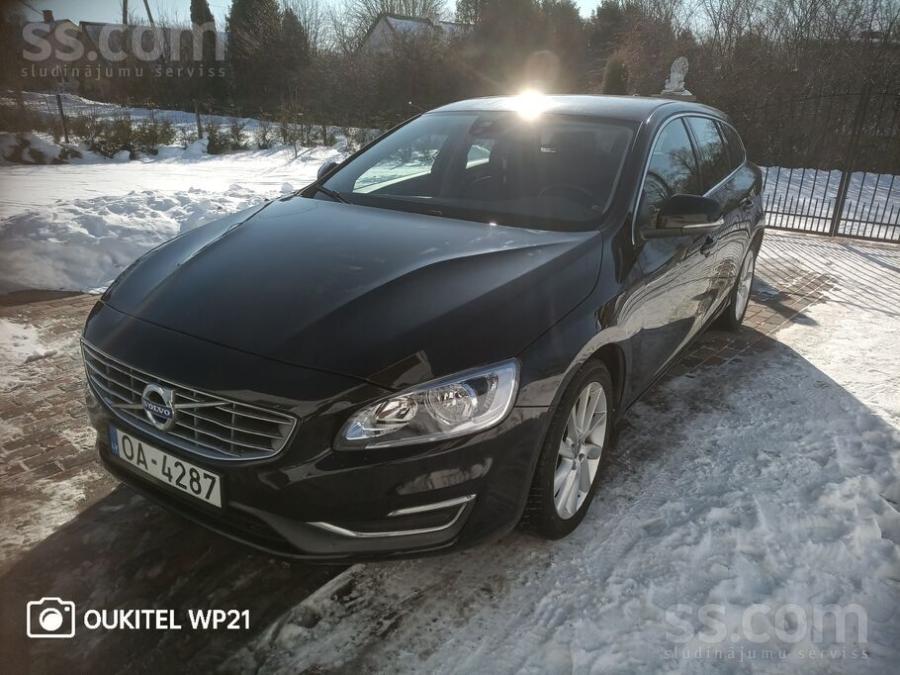 Melns Volvo V60 2014 Tukums, ar dzinēja tilpumu 2.00 L un nobraukumu 291 tūkst. km par 8500 €, foto 8 vietnē AUTOMOTO.COM.LV