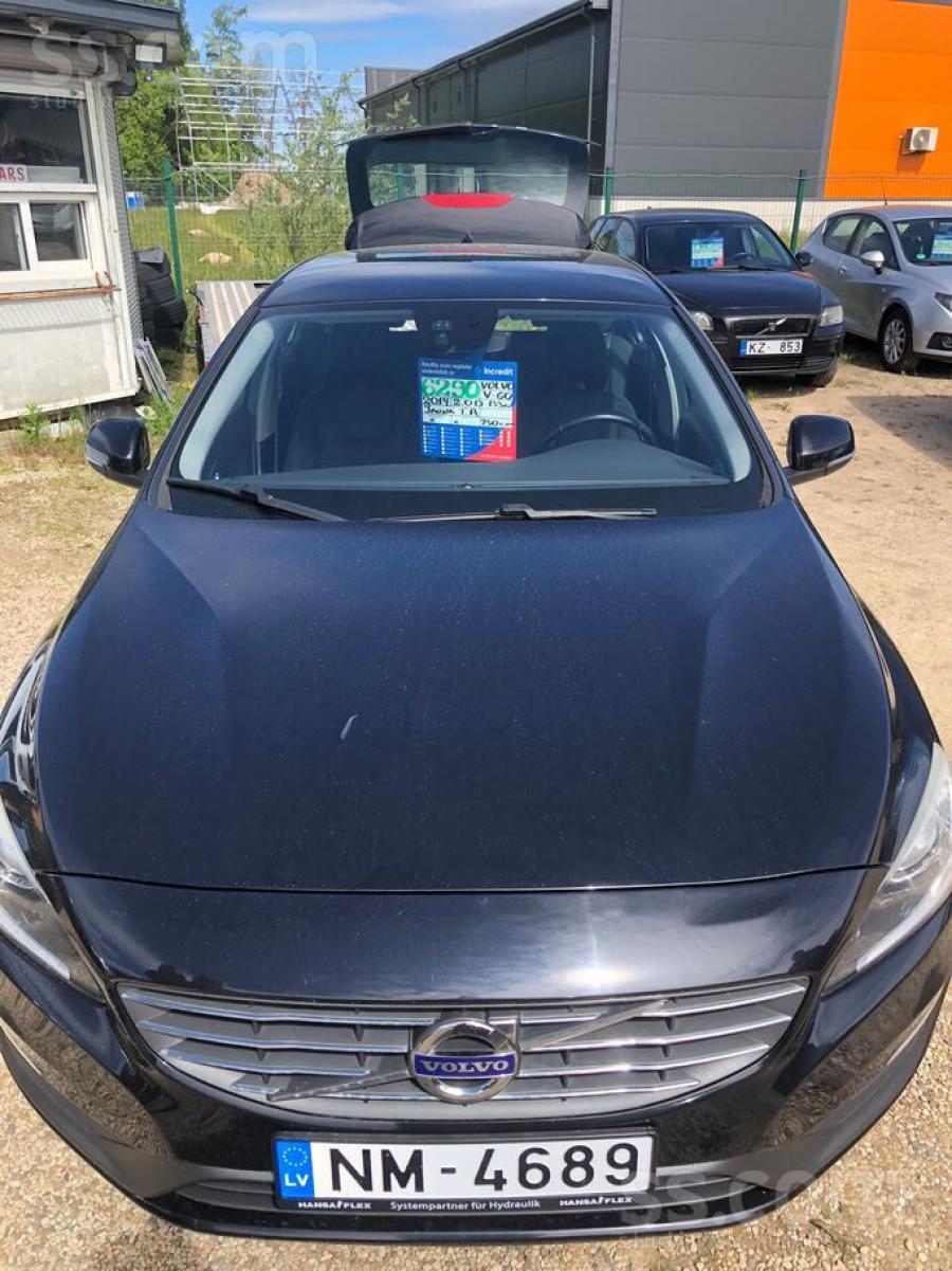 Black Volvo V60 2014 in Cesis, with an engine capacity of 2.00 L and mileage of 252 thousand km for 3000 €, photo 15 on AUTOMOTO.COM.LV