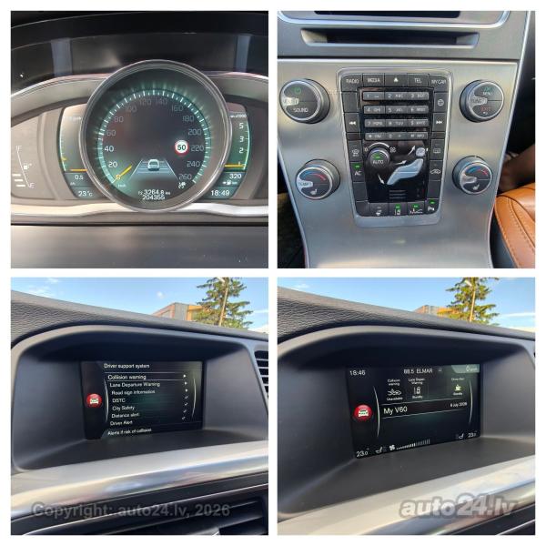 Melns Volvo V60 2014 Tallina, ar dzinēja tilpumu 2.40 L un nobraukumu 204 tūkst. km par 9500 €, foto 8 vietnē AUTOMOTO.COM.LV