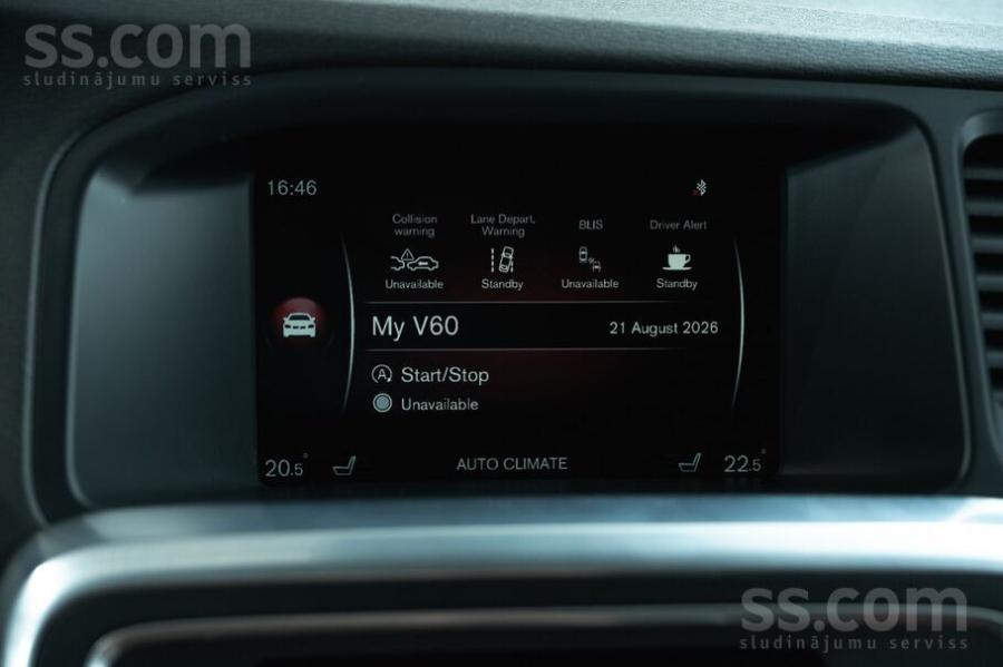 Black Volvo V60 2014 in Riga, with an engine capacity of 2.00 L and mileage of 294 thousand km for 6900 €, photo 20 on AUTOMOTO.COM.LV