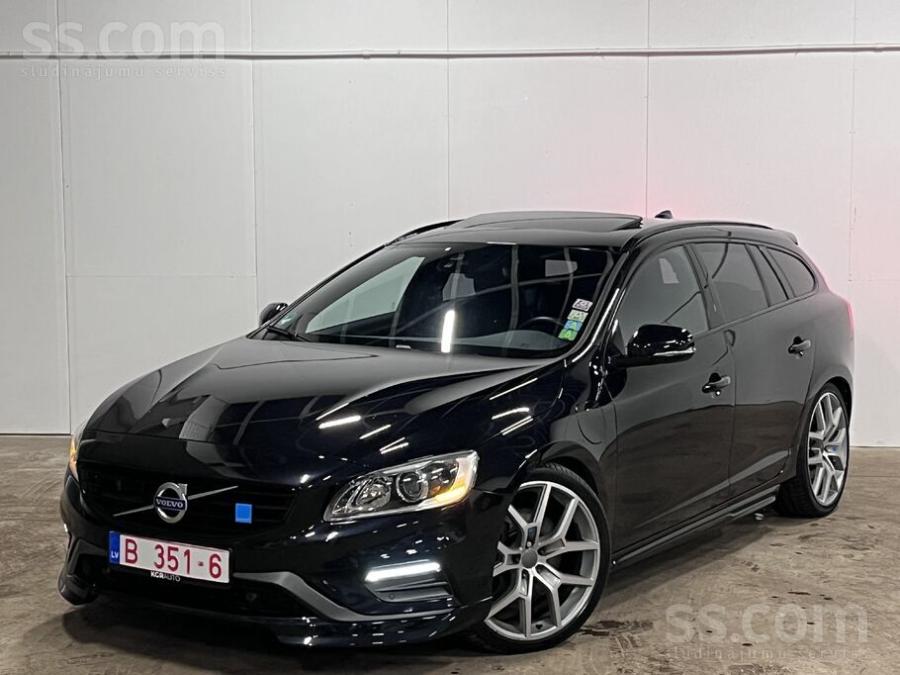Black Volvo V60 2014 in Jurmala, with an engine capacity of 2.40 L and mileage of 361 thousand km for 9995 €, photo 1 on AUTOMOTO.COM.LV