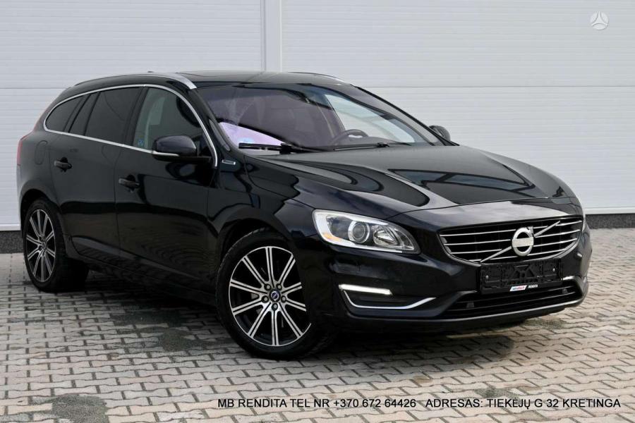 Black Volvo V60 2014 in Kretinga, with an engine capacity of 2.40 L and mileage of 236 thousand km for 8299 €, photo 1 on AUTOMOTO.COM.LV