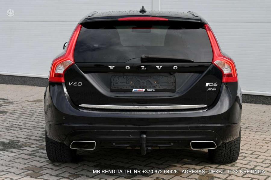 Black Volvo V60 2014 in Kretinga, with an engine capacity of 2.40 L and mileage of 236 thousand km for 8299 €, photo 8 on AUTOMOTO.COM.LV