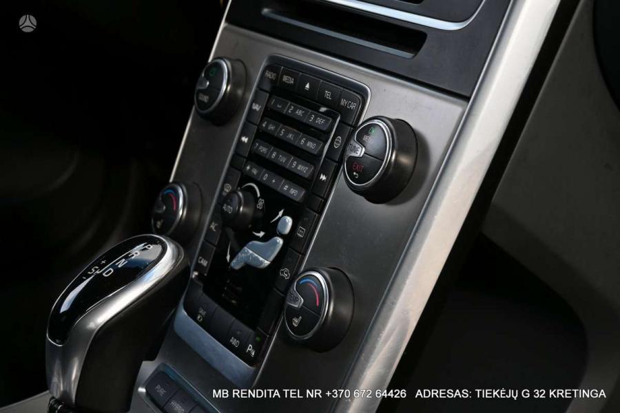 Black Volvo V60 2014 in Kretinga, with an engine capacity of 2.40 L and mileage of 236 thousand km for 8299 €, photo 26 on AUTOMOTO.COM.LV