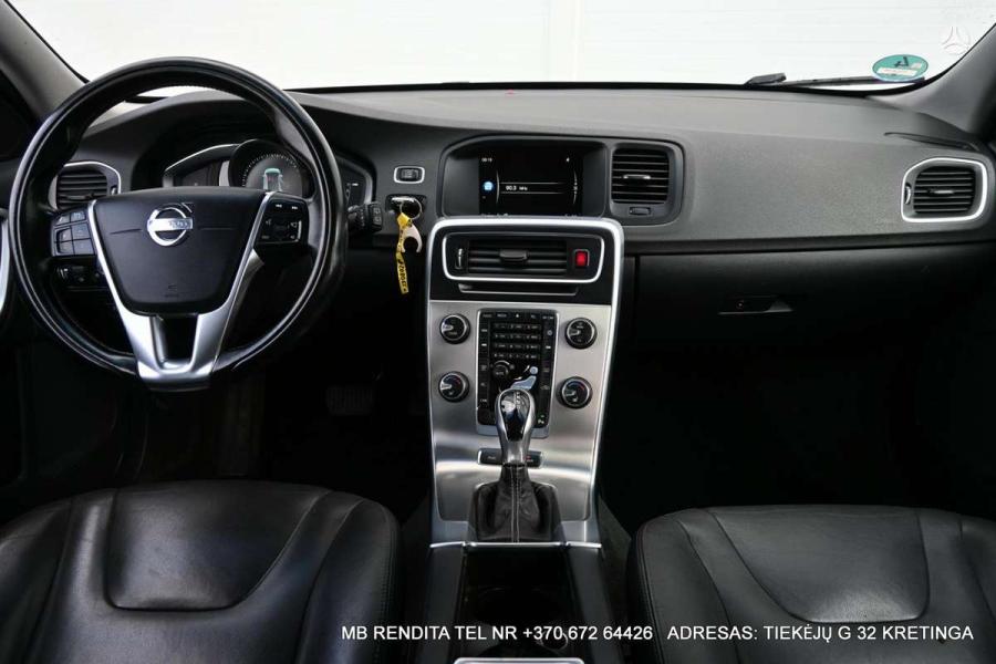 Black Volvo V60 2014 in Kretinga, with an engine capacity of 2.40 L and mileage of 236 thousand km for 8299 €, photo 27 on AUTOMOTO.COM.LV