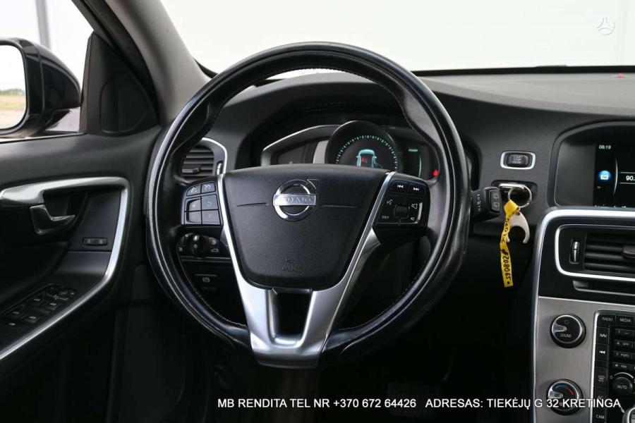 Black Volvo V60 2014 in Kretinga, with an engine capacity of 2.40 L and mileage of 236 thousand km for 8299 €, photo 28 on AUTOMOTO.COM.LV