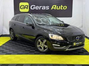 Black Volvo V60 2015 in Vilnius, with an engine capacity of 1.97 L and mileage of 176 thousand km for 9950 €, photo 3 on AUTOMOTO.COM.LV