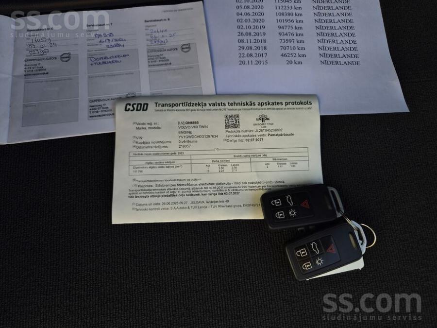Черный Вольво B60 2015 в Елгава, объемом двигателя 2.40 л и пробегом 0 тыс. км за 8990 €, фото 29 на AUTOMOTO.COM.LV