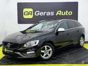 Black Volvo V60 2015 in Vilnius, with an engine capacity of 1.97 L and mileage of 236 thousand km for 5999 €, photo  on AUTOMOTO.COM.LV