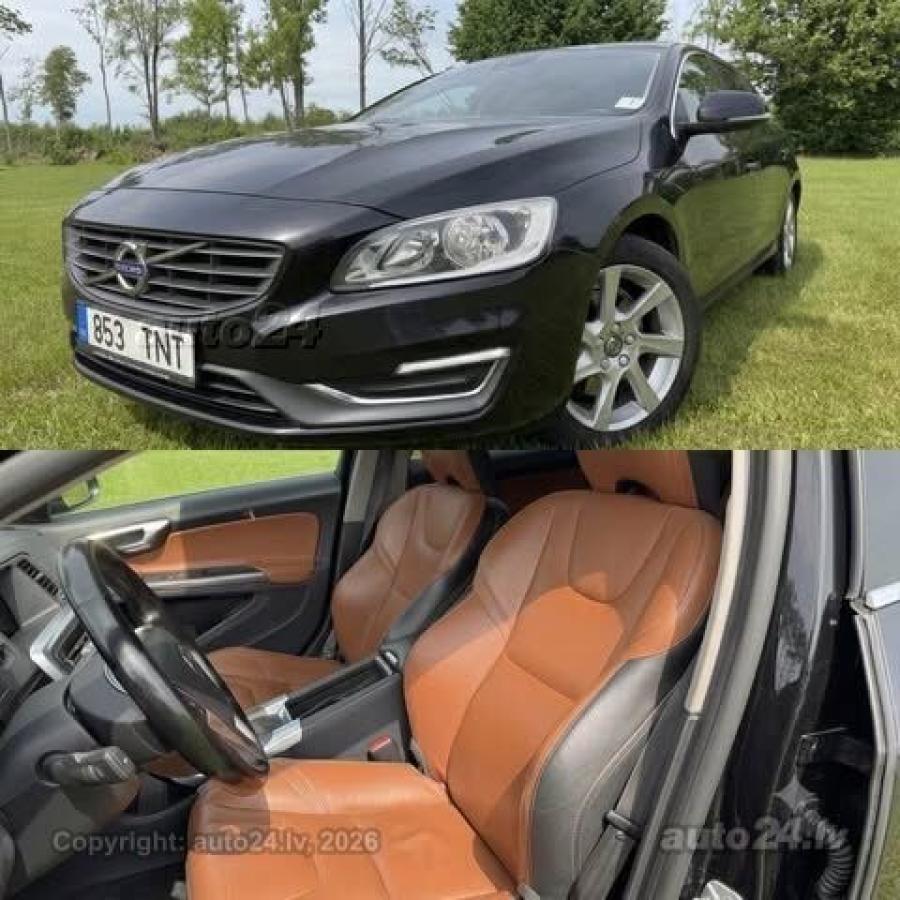 Black Volvo V60 2015 in Tallinn, with an engine capacity of 2.00 L and mileage of 297 thousand km for 8099 €, photo 1 on AUTOMOTO.COM.LV