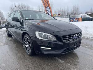 Melns Volvo V60 2016 Kauņa, ar dzinēja tilpumu 1.97 L un nobraukumu 287 tūkst. km par 6750 €, foto  vietnē AUTOMOTO.COM.LV
