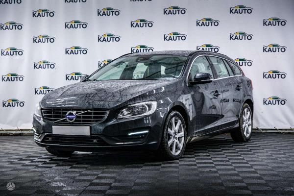 Black Volvo V60 2017 in Kaunas, with an engine capacity of 2.00 L and mileage of 0 thousand km for 9990 €, photo 1 on AUTOMOTO.COM.LV