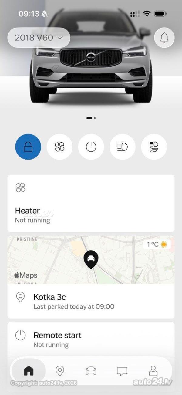 Black Volvo V60 2018 in Tallinn, with an engine capacity of 1.50 L and mileage of 133 thousand km for 11990 €, photo 5 on AUTOMOTO.COM.LV