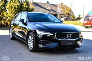 Black Volvo V60 2019 in Kretinga, with an engine capacity of 2.00 L and mileage of 435 thousand km for 11950 €, photo 4 on AUTOMOTO.COM.LV