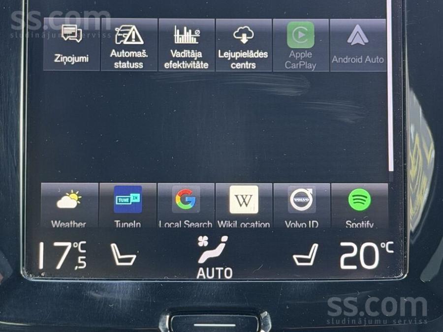 Black Volvo V60 2019 in Riga, with an engine capacity of 2.00 L and mileage of 145 thousand km for 16500 €, photo 14 on AUTOMOTO.COM.LV