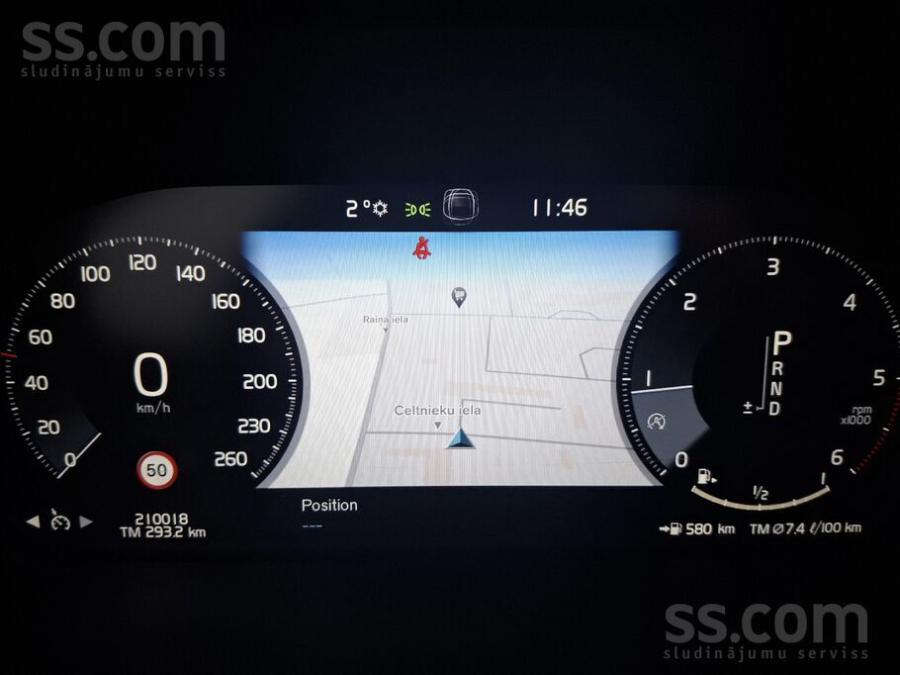 Черный Вольво B60 2019 в Талси, объемом двигателя 2.00 л и пробегом 210 тыс. км за 15800 €, фото 18 на AUTOMOTO.COM.LV