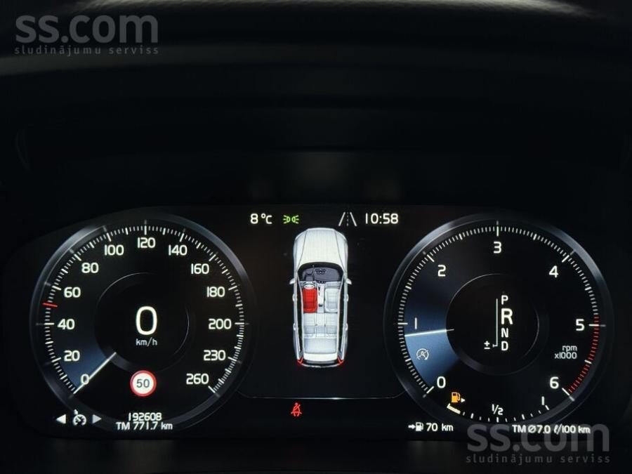 Черный Вольво B60 2019 в Валмиера, объемом двигателя 2.00 л и пробегом 193 тыс. км за 18400 €, фото 12 на AUTOMOTO.COM.LV