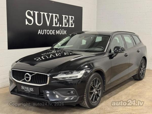 Black Volvo V60 2019 in Tallinn, with an engine capacity of 2.00 L and mileage of 216 thousand km for 14995 €, photo 1 on AUTOMOTO.COM.LV