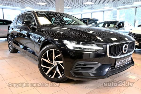 Black Volvo V60 2020 in Tallinn, with an engine capacity of 2.00 L and mileage of 130 thousand km for 25990 €, photo 2 on AUTOMOTO.COM.LV