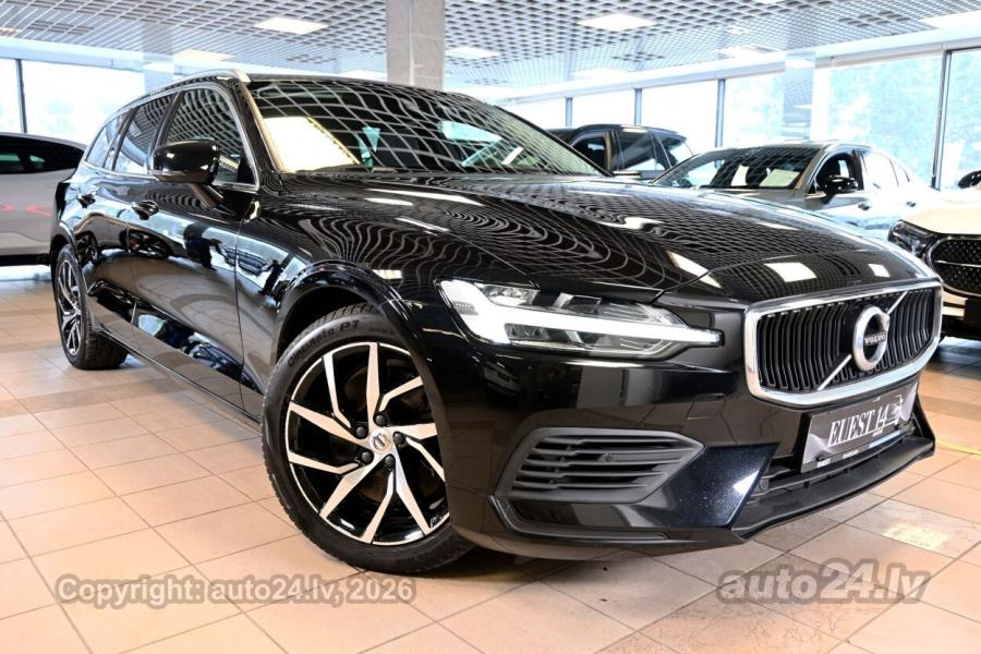 Black Volvo V60 2020 in Tallinn, with an engine capacity of 2.00 L and mileage of 130 thousand km for 25990 €, photo 3 on AUTOMOTO.COM.LV