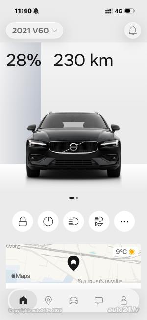 Melns Volvo V60 2020 Tallina, ar dzinēja tilpumu 2.00 L un nobraukumu 270 tūkst. km par 14900 €, foto 12 vietnē AUTOMOTO.COM.LV