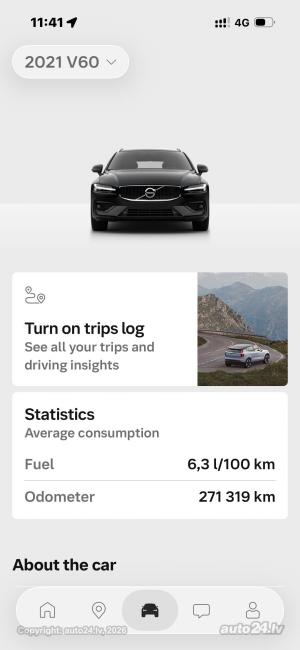 Melns Volvo V60 2020 Tallina, ar dzinēja tilpumu 2.00 L un nobraukumu 270 tūkst. km par 14900 €, foto 13 vietnē AUTOMOTO.COM.LV
